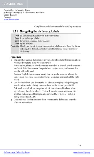 Dictionary activities-paperback-sample-pages | PDF