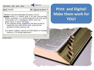 Dictionary And Parts Of Speech | PPT