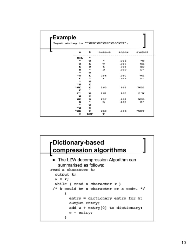 Dictionary Based Compression | PDF | Data Storage and Warehousing | Computing