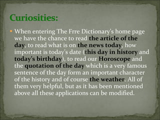 Dictionary, encyclopedia and thesaurus | PPT