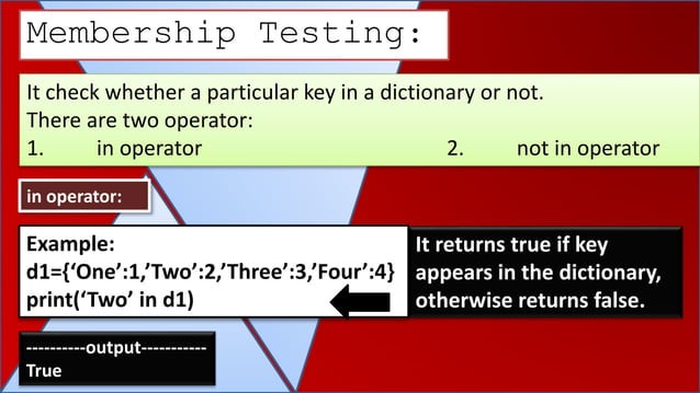 Dictionary In Python Ppt