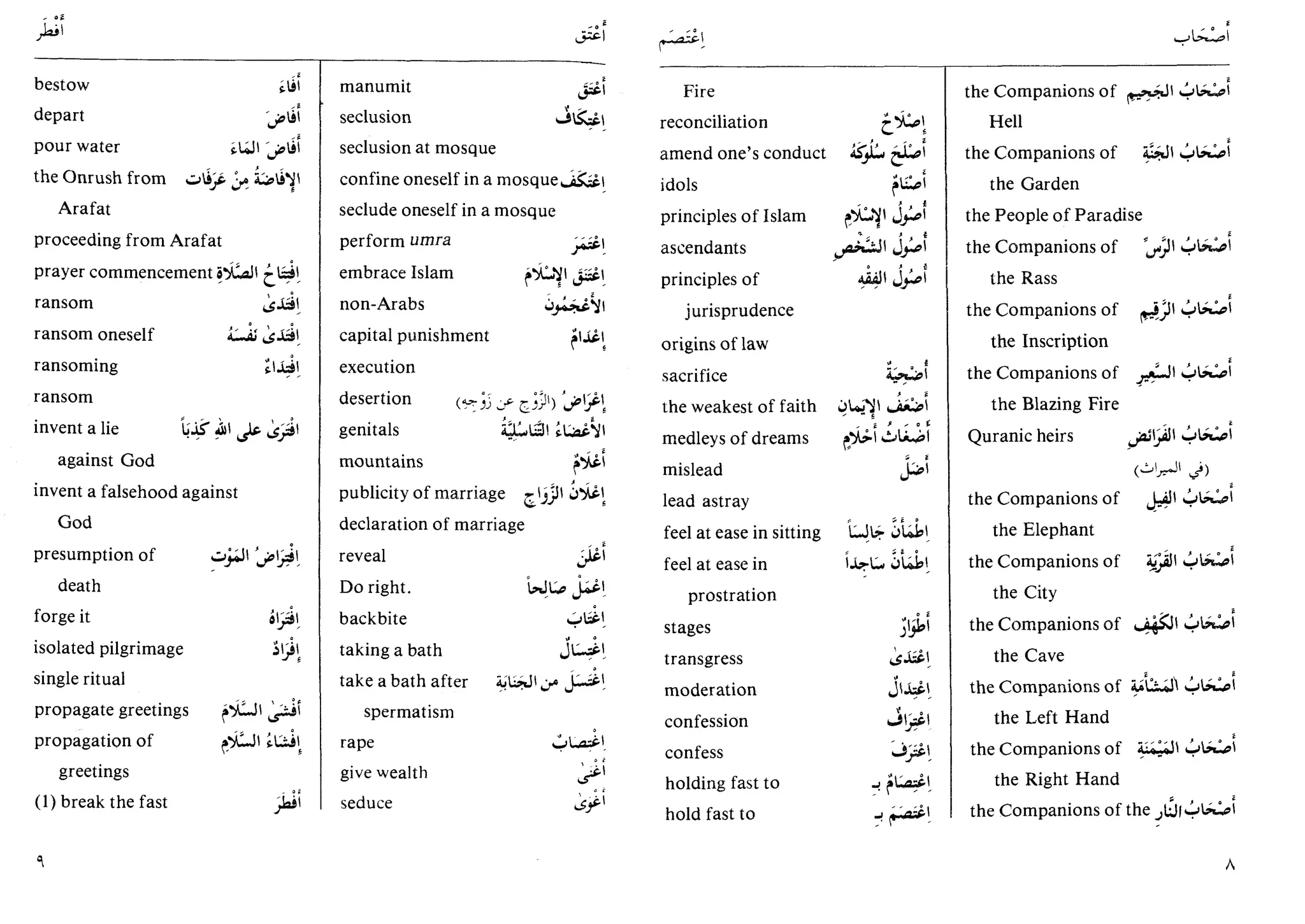 Dictionary of Islamic terms | PDF | Islam | Religion & Spirituality