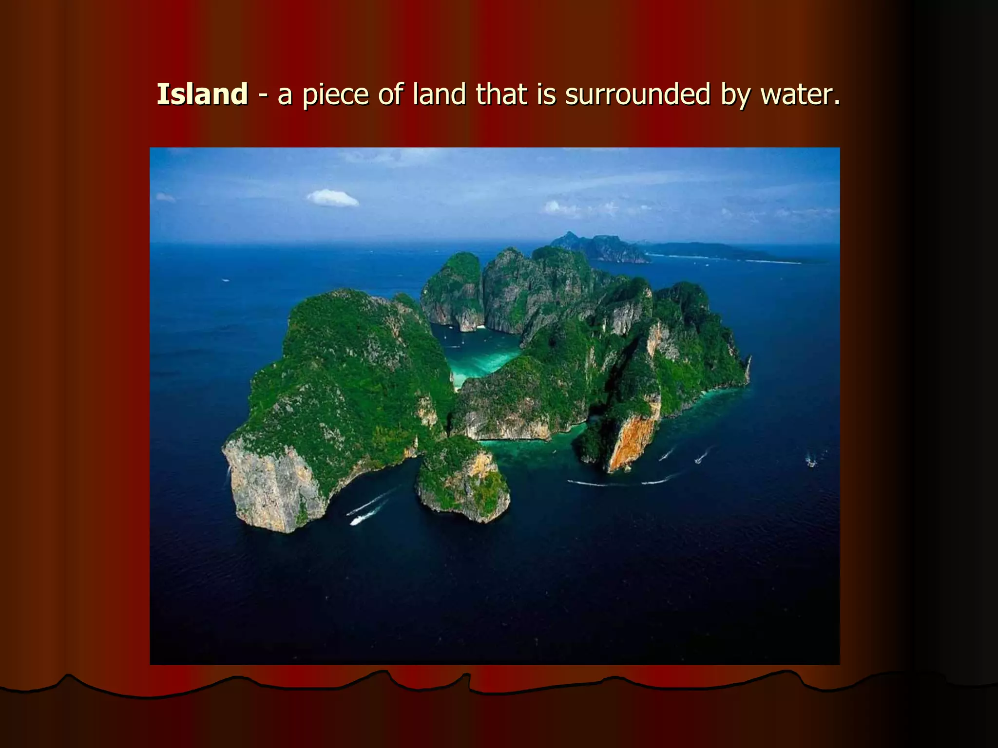 Dictionary Of Landforms Shaped By Water and water processes | PPT