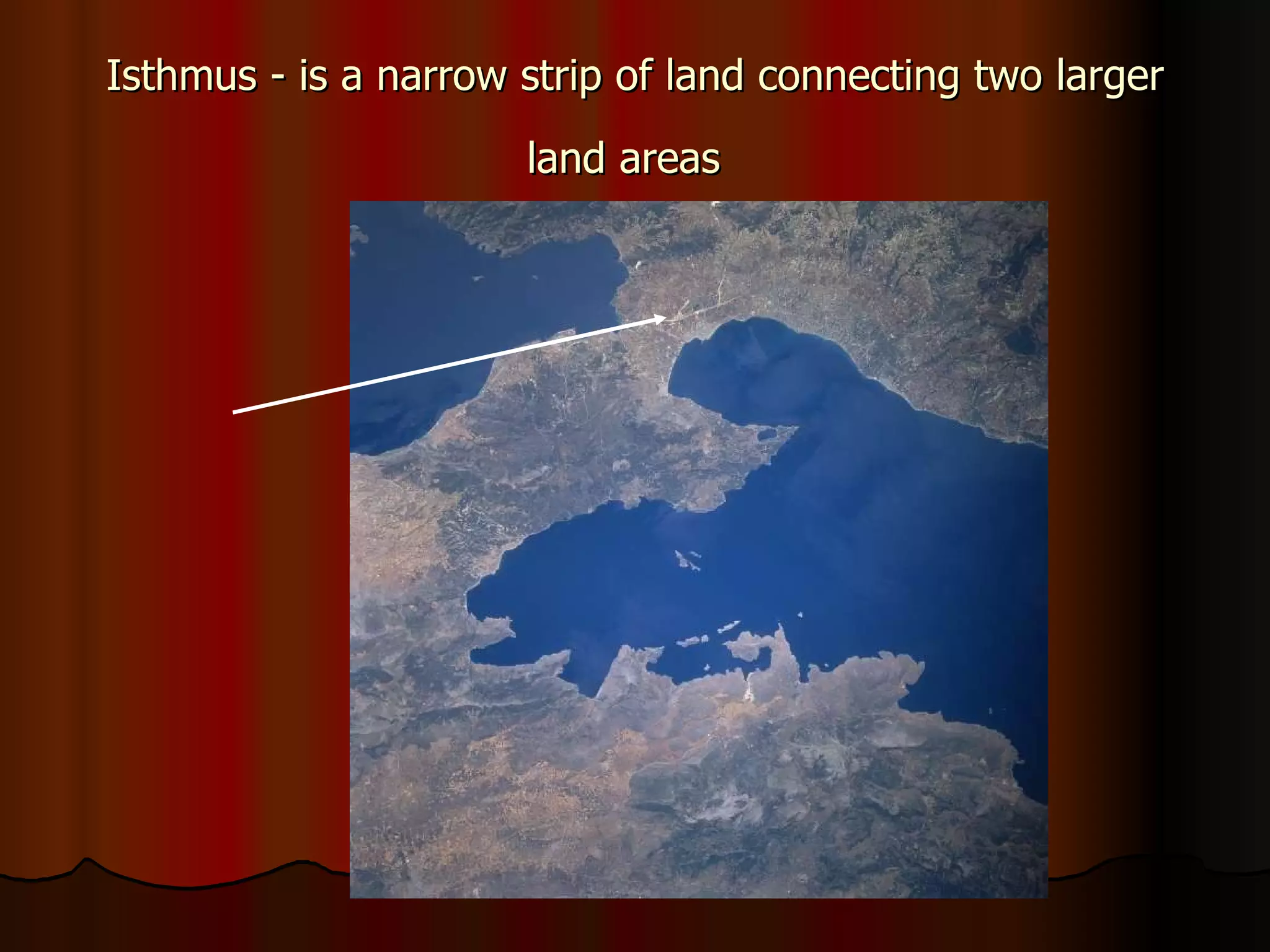 Dictionary Of Landforms Shaped By Water and water processes | PPT