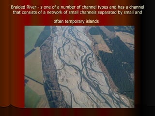 Dictionary Of Landforms Shaped By Water and water processes | PPT