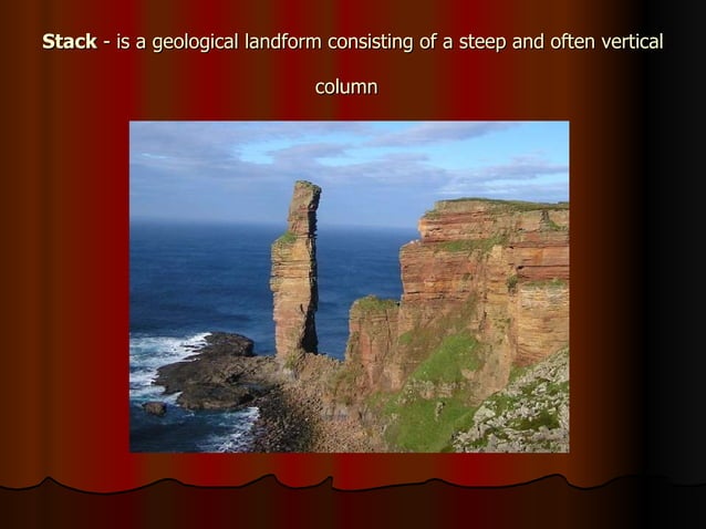 Dictionary Of Landforms Shaped By Water and water processes | PPT