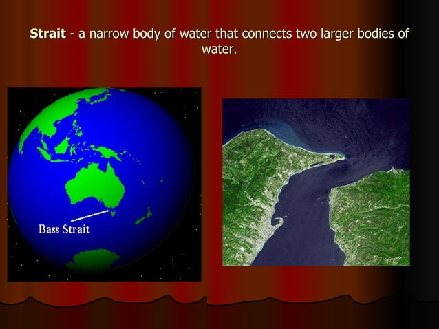 Dictionary Of Landforms Shaped By Water and water processes | PPT