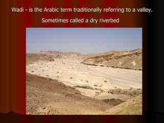 Dictionary Of Landforms Shaped By Water and water processes | PPT