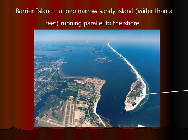 Dictionary Of Landforms Shaped By Water and water processes | PPT