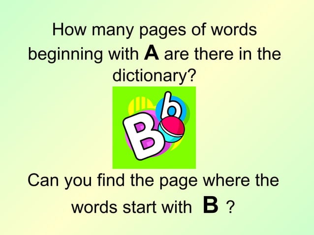 Dictionary powerpoint | PPT