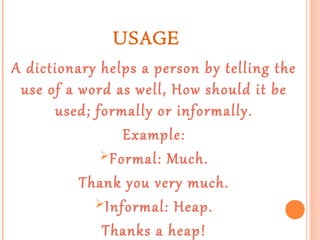 Dictionary skills. | PPT