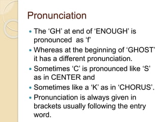 Dictionary skills | PPTX