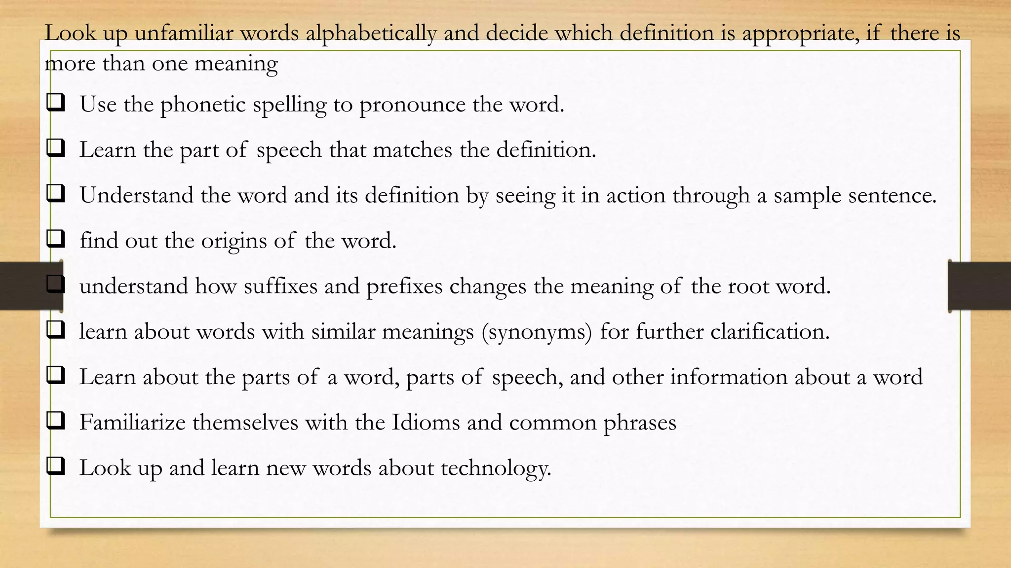 Dictionary skills in the 21st century | PPTX