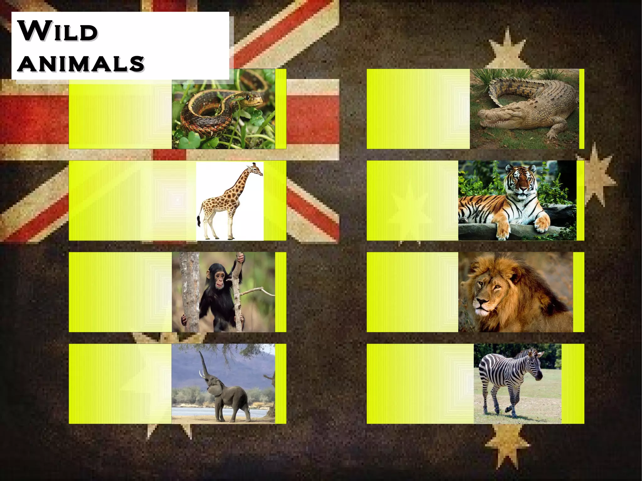 Dictionary wild animals [S. Miralles][April 2012] | ODP