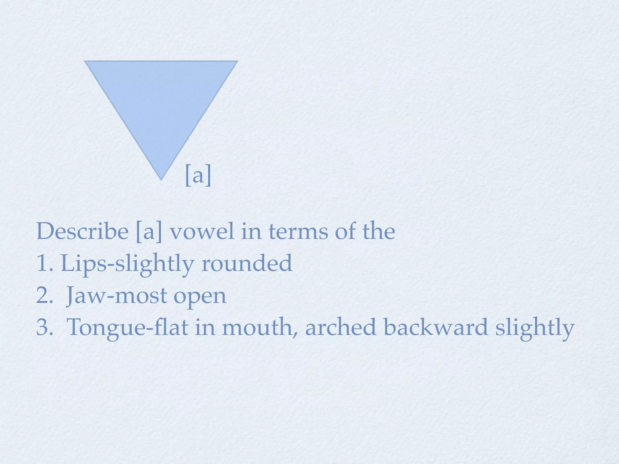 Introduction to Diction - Overview of Vowel Triangle, Positions of Lips ...