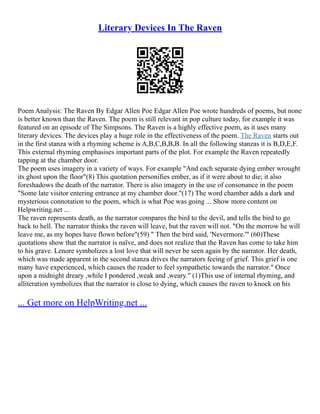 Diction In The Raven | PDF
