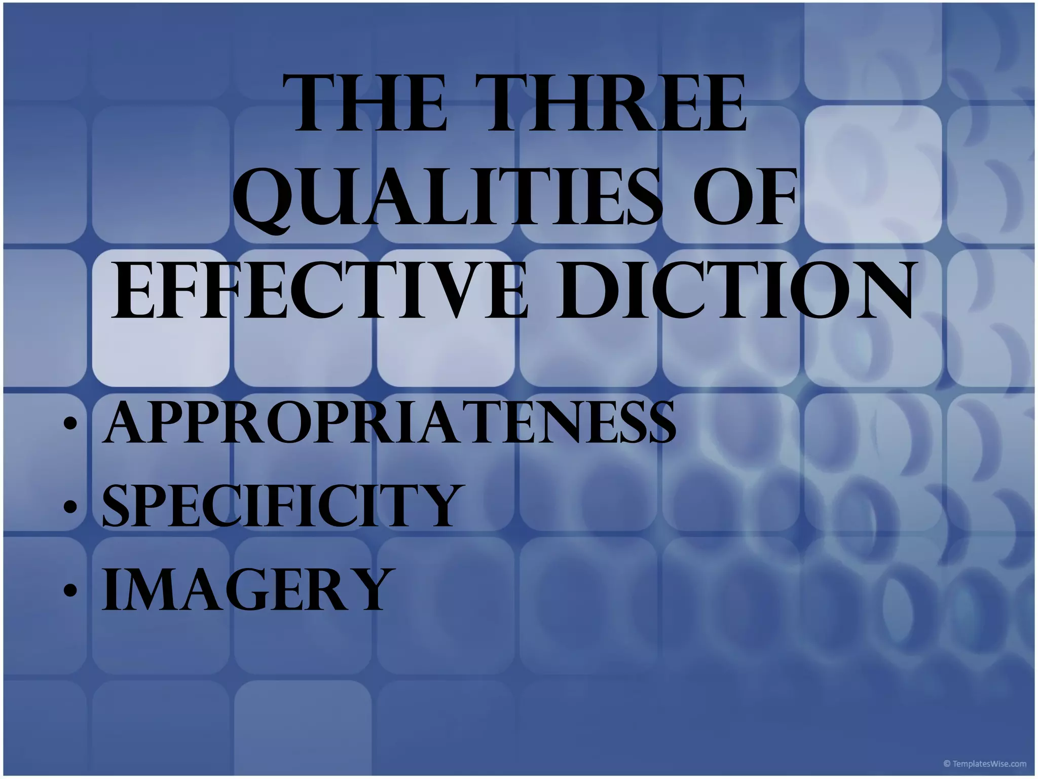 Diction Powerpoint | PPT