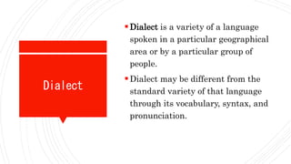 Diction types | PPTX