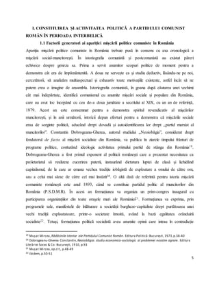 Partidul Comunist Român și Basarabia interbelică | PDF