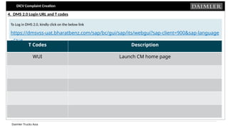 DICV CM Complaint Creation Process.pptx