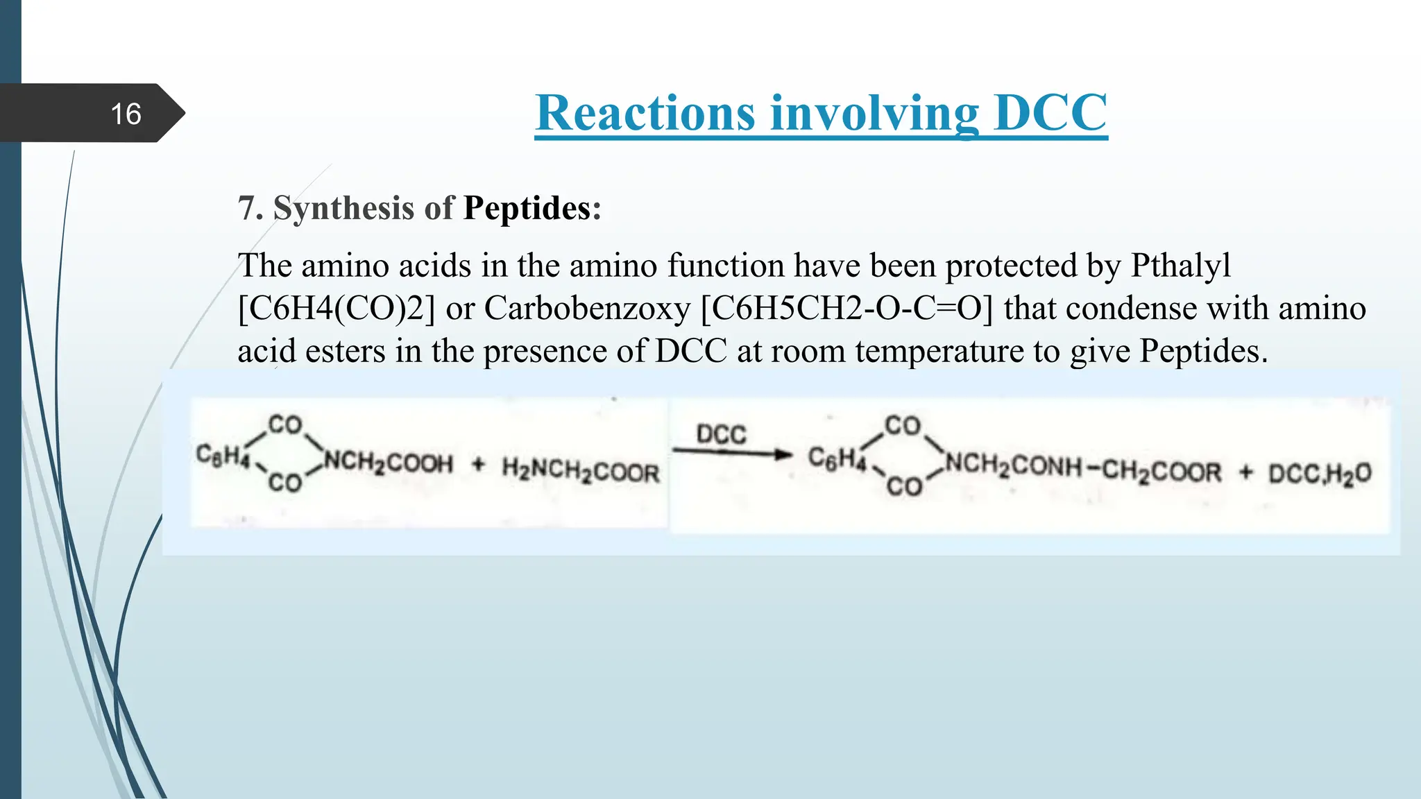 Synthetic reagent & its applications:Dicyclohexyl carbodiimide | PPTX