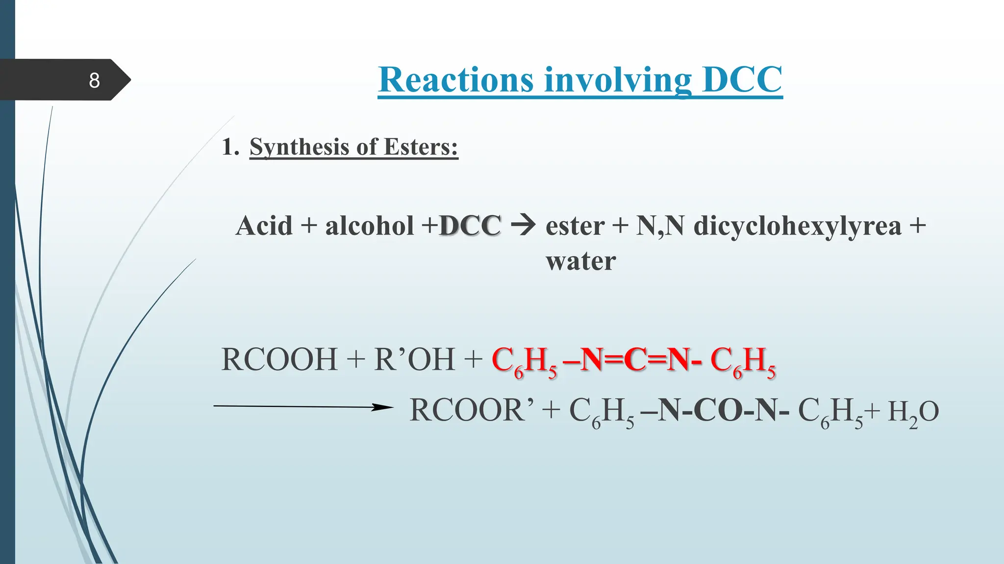 Synthetic reagent & its applications:Dicyclohexyl carbodiimide | PPTX