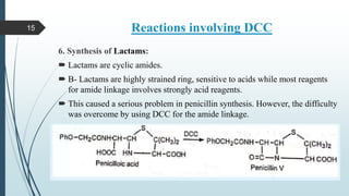 Synthetic reagent & its applications:Dicyclohexyl carbodiimide | PPTX ...