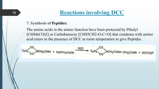 Synthetic reagent & its applications:Dicyclohexyl carbodiimide | PPTX