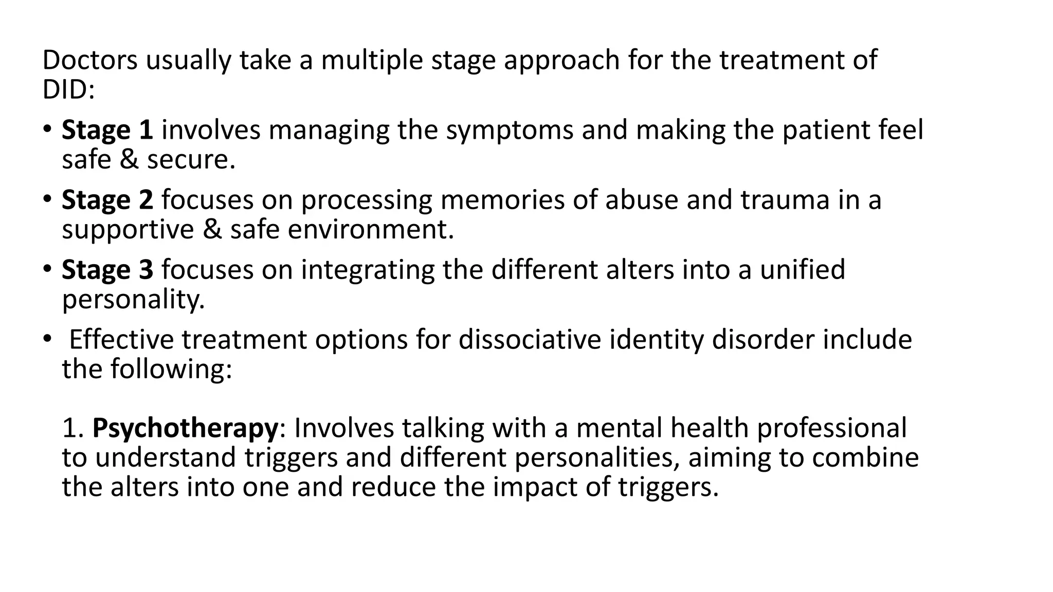 Dissociative Identity Disorder - DID aka Multiple Personality Disorder ...