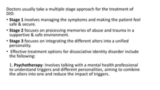 Dissociative Identity Disorder - DID aka Multiple Personality Disorder ...