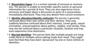 Dissociative Identity Disorder - DID aka Multiple Personality Disorder ...