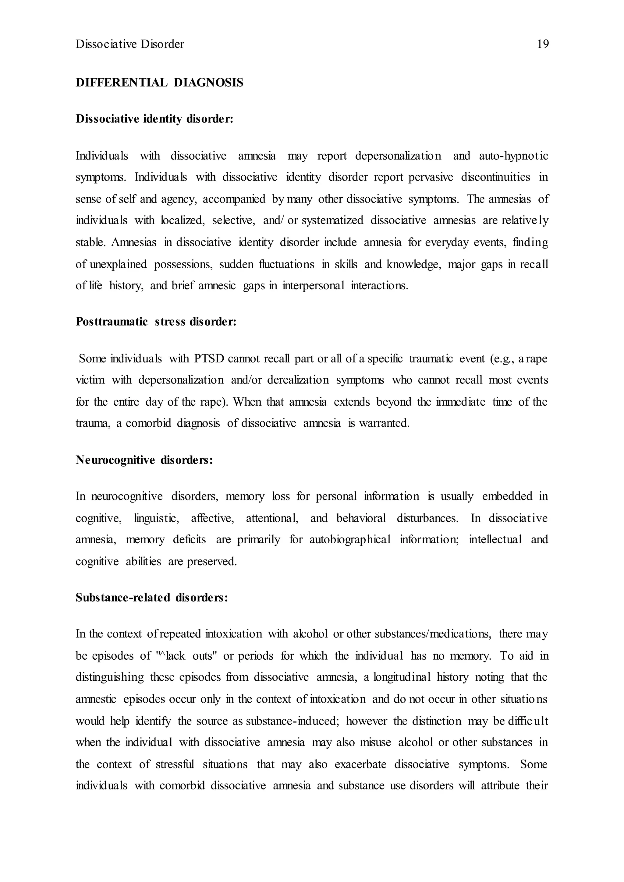 DISSOCIATIVE IDENTITY DISORDER | DOCX