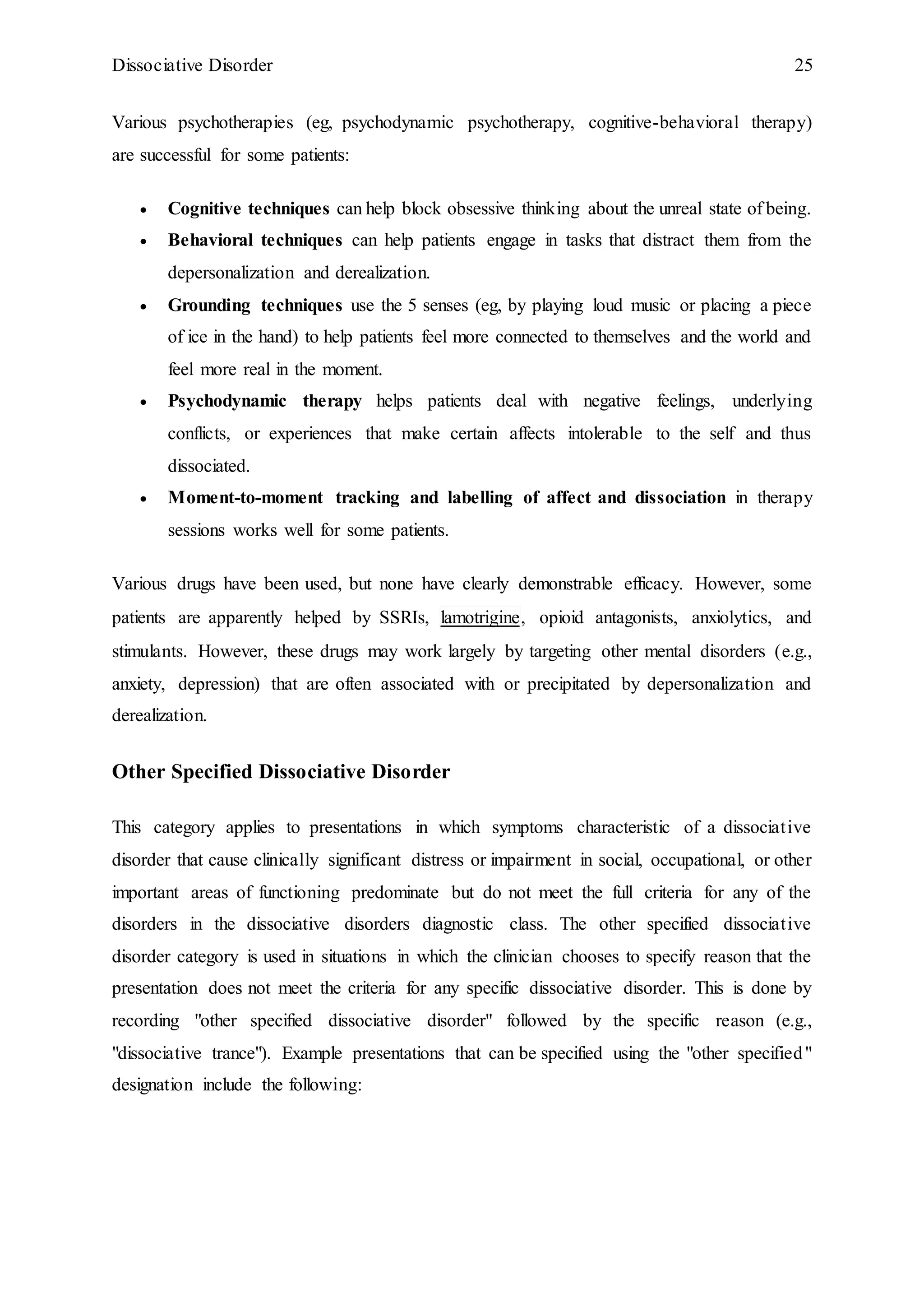 DISSOCIATIVE IDENTITY DISORDER | DOCX