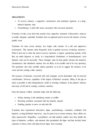 DISSOCIATIVE IDENTITY DISORDER | DOCX