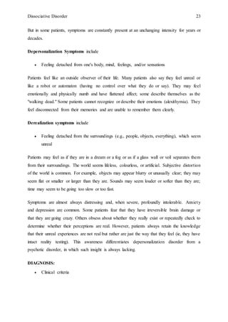 DISSOCIATIVE IDENTITY DISORDER | DOCX