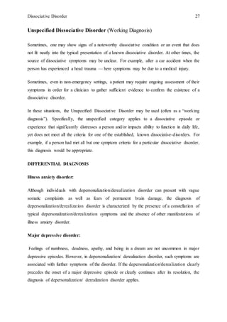 DISSOCIATIVE IDENTITY DISORDER | DOCX