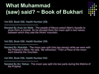 Did The Moon Split | PPT