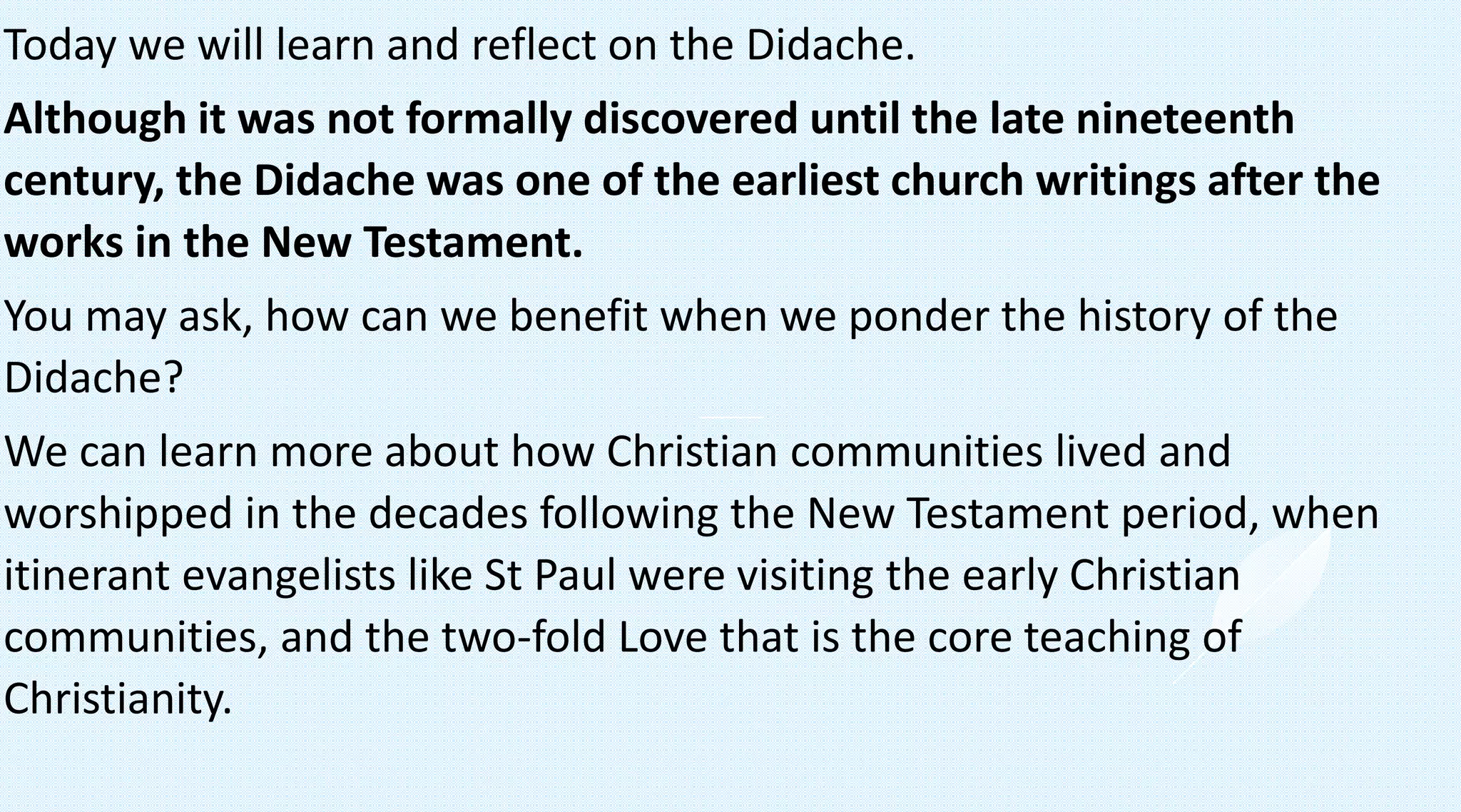 Ancient Church Writing, Didache, Teachings of the Twelve Apostles | PDF