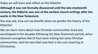 Ancient Church Writing, Didache, Teachings of the Twelve Apostles | PDF