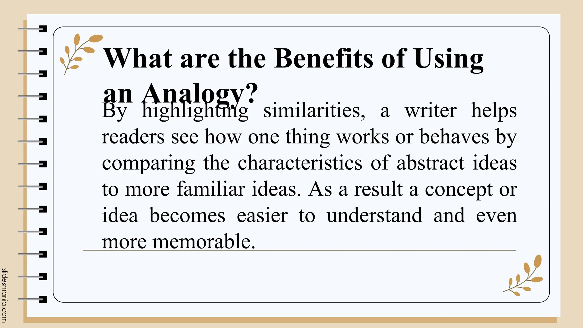didactiand analogy lesson.pptx lesson g9 | PPT