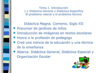 Didactica general, didacticas especificas | PPT