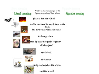 Exercises on idioms | PPT