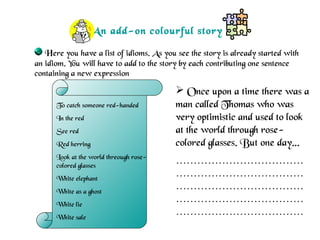 Exercises on idioms | PPT