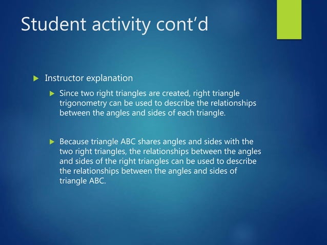 Didactic lesson sine rule | PPTX | Physics | Science