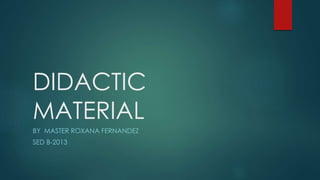 Didactic material | PPT