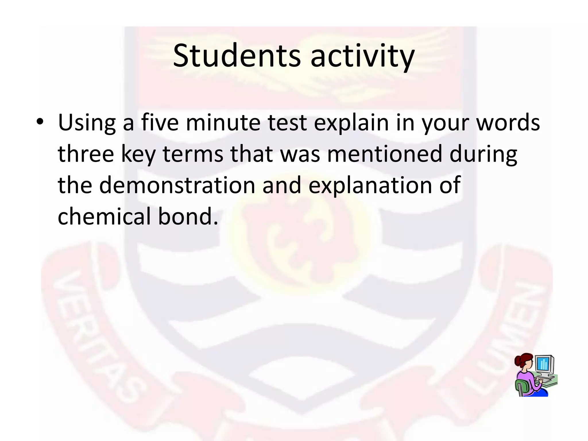 INTRAMOLECULAR BONDS PPT | PPTX