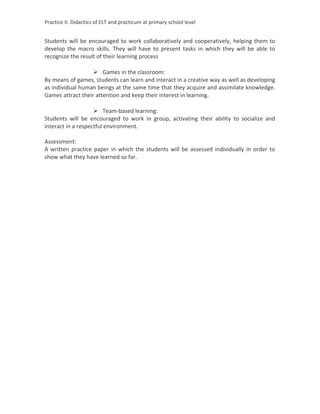 Didactic sequence personal information | PDF