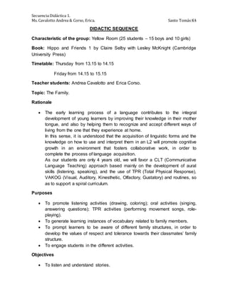 Didactic Sequence 1 | PDF