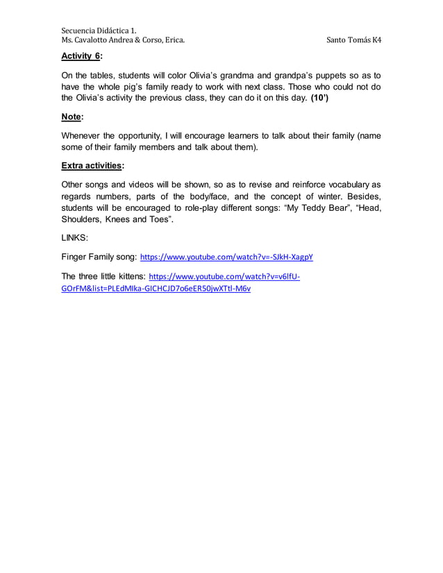 Didactic Sequence 1 | PDF