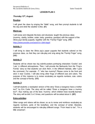 Didactic Sequence 1 | PDF